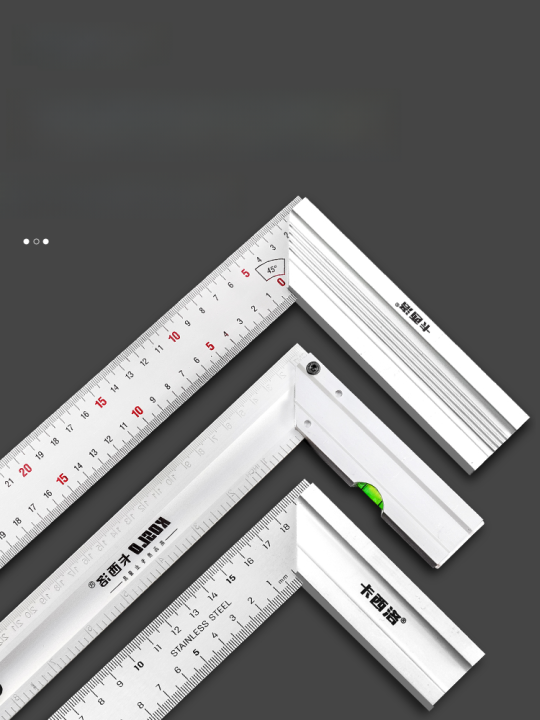 Stainless Steel L-Shaped Angle Ruler 50cm Large 1 Meter Extended ...