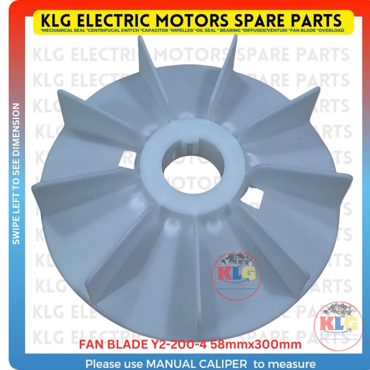 Fan Blade 58mm x 300 9 blades water pump KLG | Lazada PH