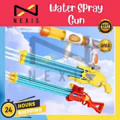 Children outdoor Fun Summer Pulling type Water Cannon Sprayer Toy For ...