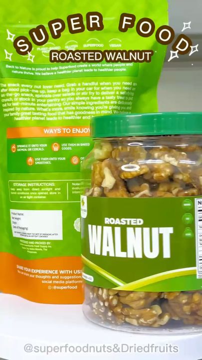 Superfood Organic Roasted Walnut -Heart-Healthy, Snack | Lazada PH