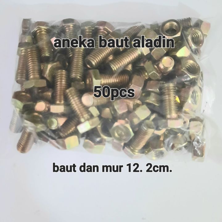 baut dan mur 12. 2cm | Lazada Indonesia