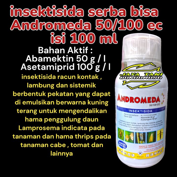 insektisida Andromeda 100 ML ( Abamektin 50 EC & Acetamiprid 100 EC ...
