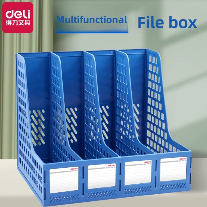 De Li | A4 File Box Desk Organizer Stand | Lazada PH