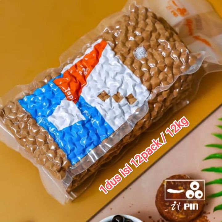 Tapioca Pearl ITPIN Original 1kg Tapioca Bubble Boba Topping Boba ...
