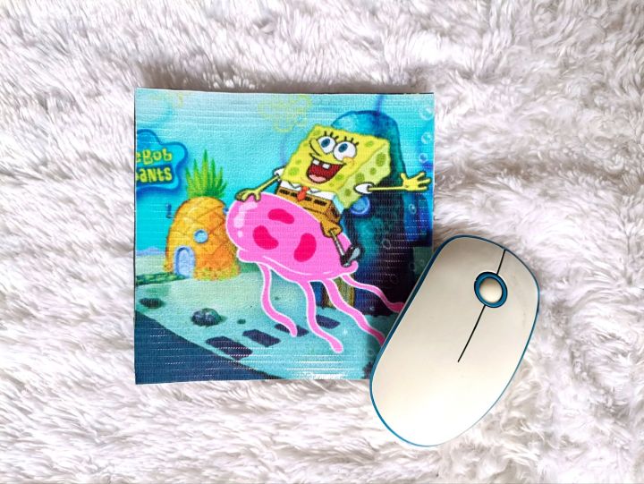 Mousepad Gambar Kartun Spongebob Mouse Pad Laptop Karakter Animasi ...
