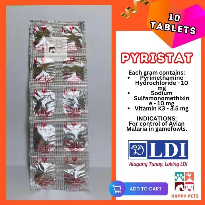 Pyristat 10 Tablets TINGI | Lazada PH