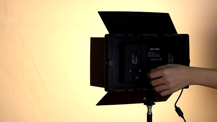 Led-800 Led Video Light Panel Bi-Color 3200-5600K Photography Lighting ...