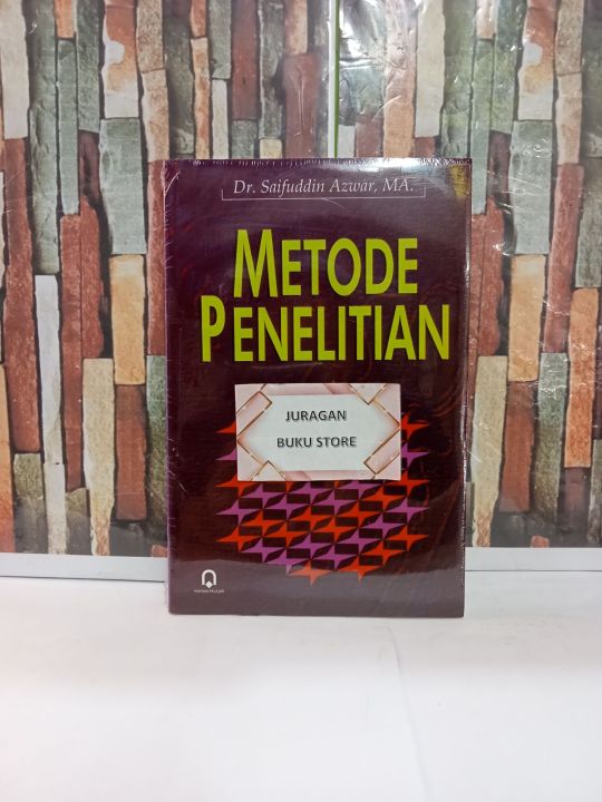 BUKU METODE PENELITIAN - DR. SAIFUDDIN AZWAR, MA. | Lazada Indonesia
