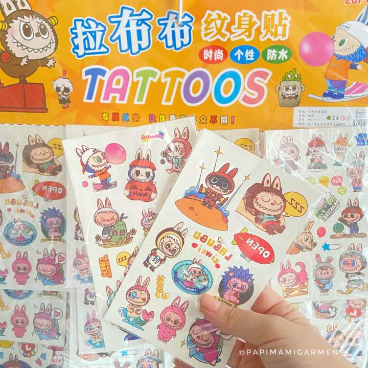 Mainan Tato Karakter Sanrio Labubu Lucu Anak Tattoo | Lazada Indonesia