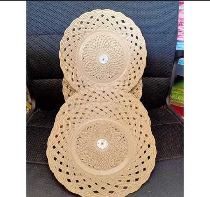 PIRING ROTAN PLASTIK LUSINAN SATUAN MURAH ,PIRING PLASTIK | Lazada ...