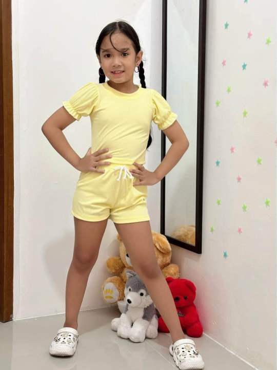 PUFF TERNO SHORT FOR KIDS (4-6 YEARS old) | Lazada PH