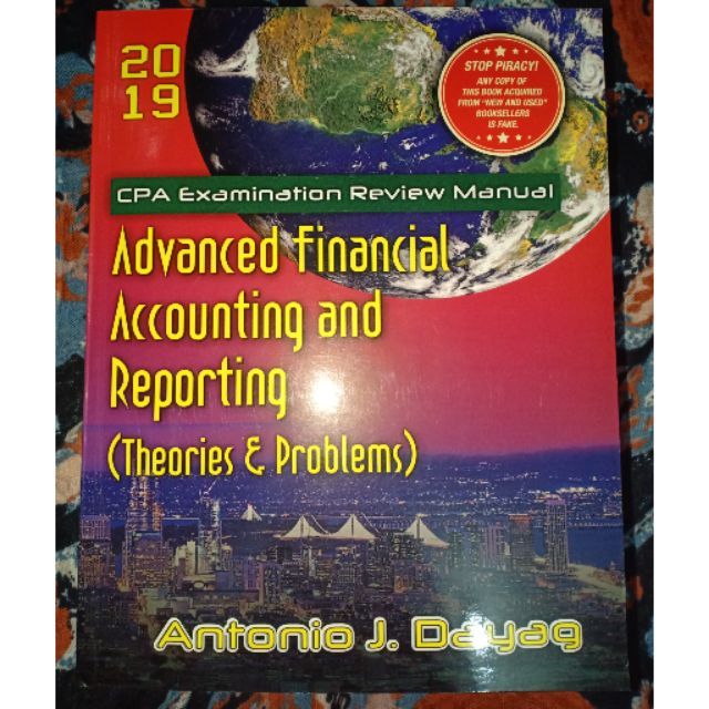 AUTHENTIC ADVANCED FINANCIAL ACCOUNTING AND REPORTING Reviewer by Antonio Dayag | Lazada PH