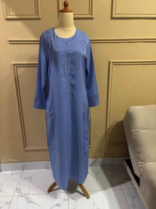 Gamis biru | Lazada Indonesia