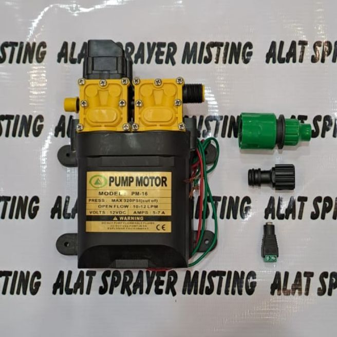 Pompa Dc 12v 320Psi 10-12Lpm Dobel Pump Sprayer Steam | Lazada Indonesia