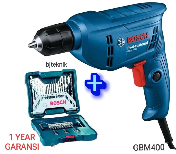 Bor Bosch GBM350/400 10mm Bor Tangan Fulset MataBor Bor listrik 3 ...