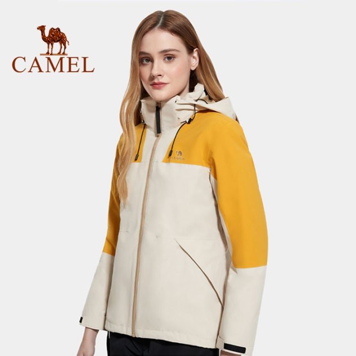 CAMEL Outdoor Women 3-in-1 Waterproof Hiking Jackets Windproof Winter ...