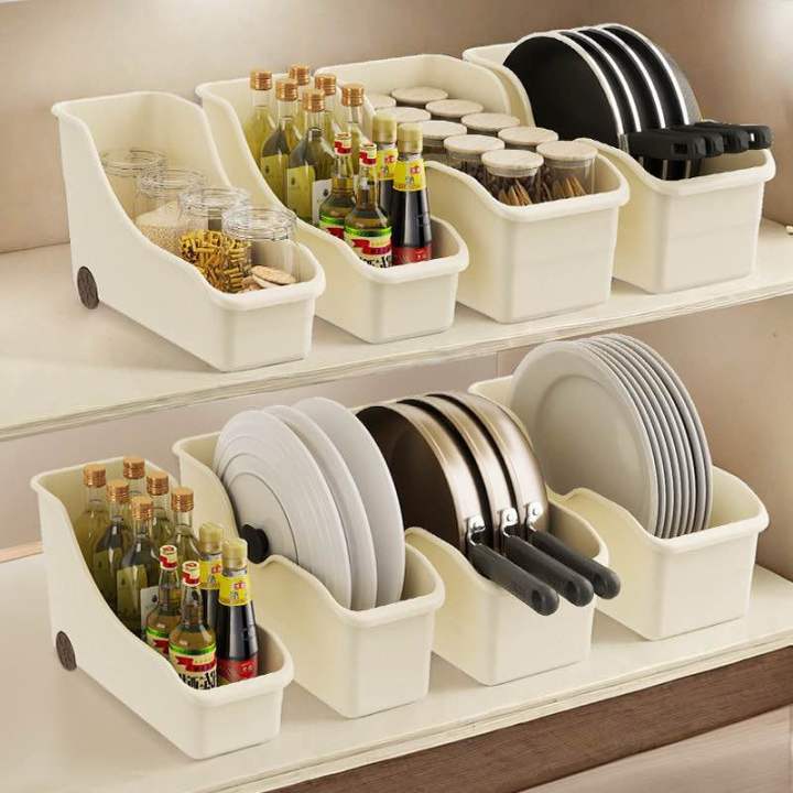 Cabinet Storage Box with Wheels – Multi-Functional Large Capacity ...