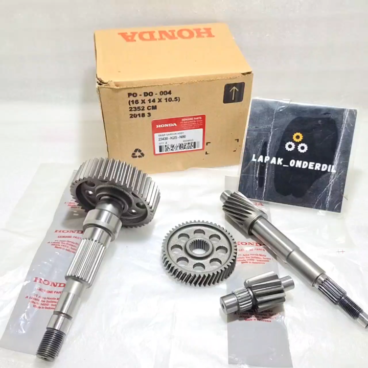 GIGI RASIO GEARBOX GIR GEAR RASIO SET K2S HONDA VARIO 160 PCX 160 K1Z ...