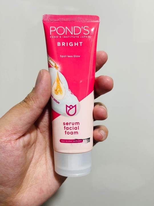 Pond's Bright Skin Brightening Serum Facial Foam 50g Skincare | Lazada PH