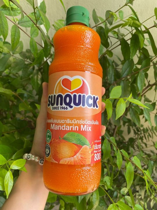 "น้ำส้ม (แมนดาริน) เข้มข้นซันควิก SUNQUICK 800ml วัตถุดิบเบเกอรี่ ...