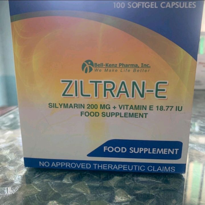 Ziltran-E (Silymarin 200mg + Vitamin E 18.77 IU) Adult Adult Adult ...