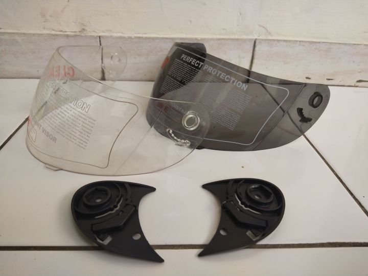 kaca helm JPN fullface universal CLEAR | Lazada Indonesia