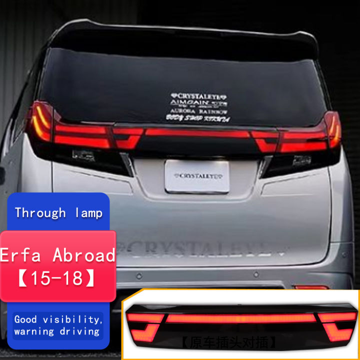 For Toyota Alphard 2015 2016 2017 2018 Car LED Bumper Lights Taillights ...