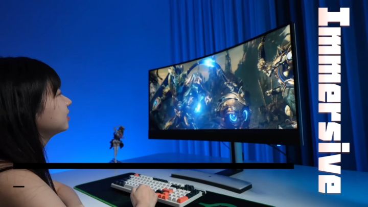 TITAN ARMY 34” Mini-LED UWQHD 2K 165Hz 0.5ms HDR1000 94%DCI-P3 with ...