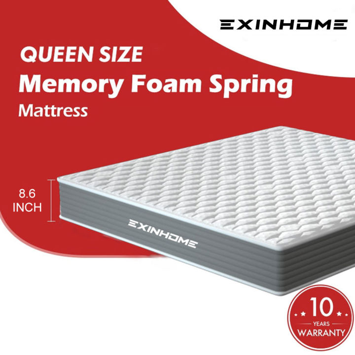 Tidy Home Mattress uratex foam Bed Frame Spring Memory Foam Bed frame ...