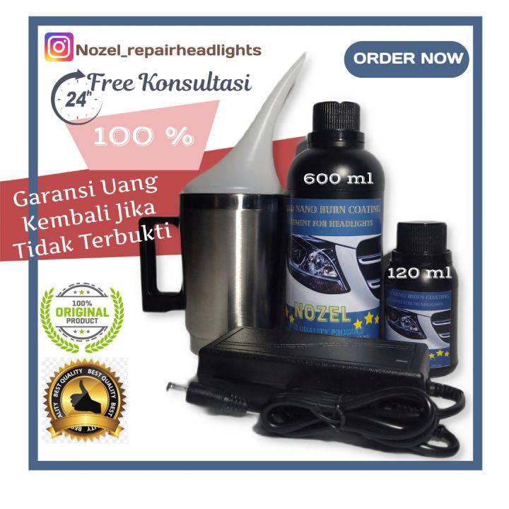 Paket Lengkap Nano Burn Coating & Liquid 600 ml + 120 ml | Lazada Indonesia