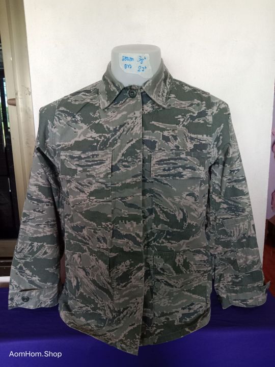 ACU 01 เสื้อทหารอากาศอเมริกา ไม่มีอาร์ม ลายพราง (ตรงปก ) มือสอง ของแท้ คุณภาพดี พร้อมใช้งานมี ...