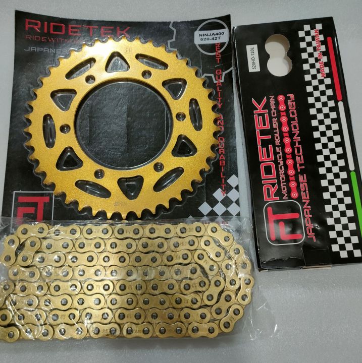 KAWASAKI NINJA 400/Z400 REAR SPROCKET AND CHAIN ORING TYPE | Lazada PH