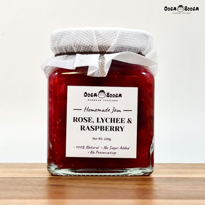 แยมผลไม้ รสกุหลาบ ลิ้นจี่ ราสเบอรี่ (Rose & Lychee & Raspberry Jam ...