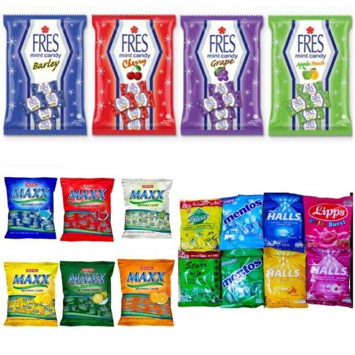 MAXX / FRES / HALLS / STARR / MENTOS CANDY | Lazada PH