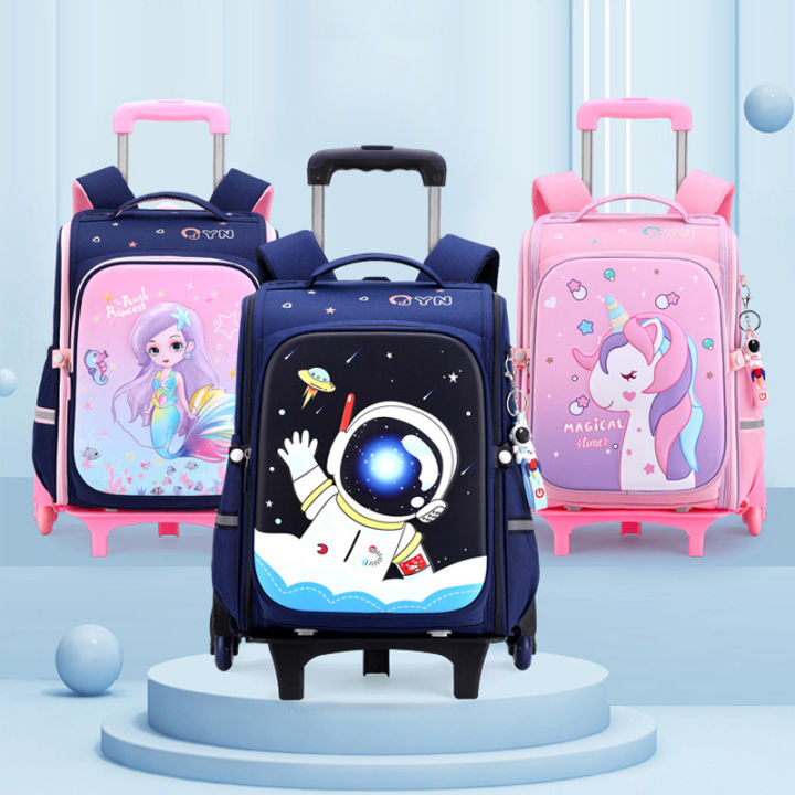 New Space Bag All-in-one Design School Bag Trolley Primary School Boys ...