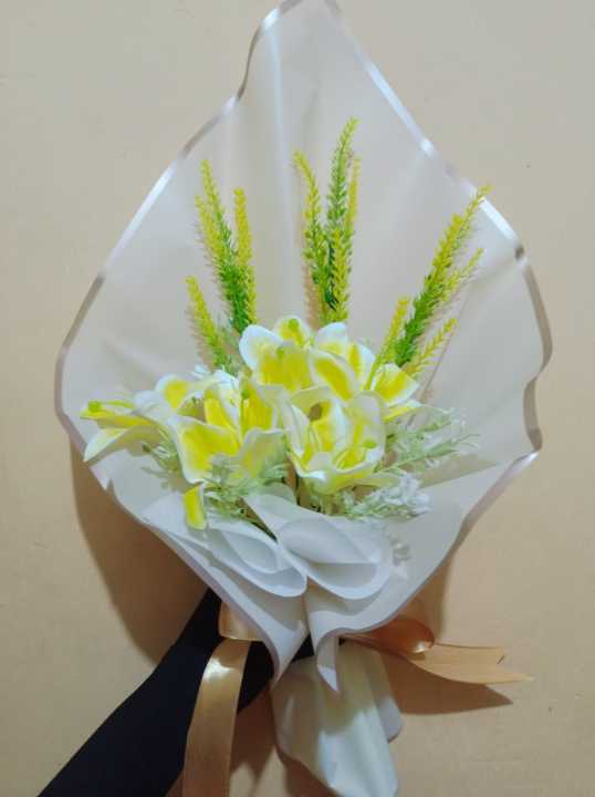 Bouquet Buket Bunga lily putih Murah Abani | Buket Sidang | Buket ...