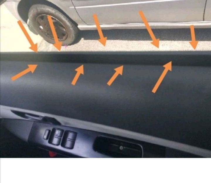 ALZA DOOR GLASS INNER MOULDING LINING WEATHERSTRIP CERMIN DALAM GETAH ...