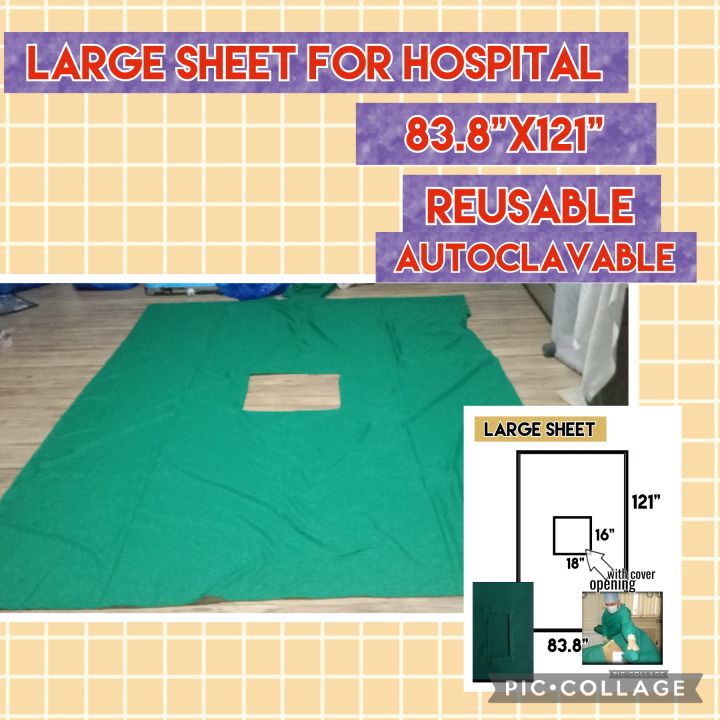 Surgery sheet for hospital||reusable and Autoclavable | Lazada PH