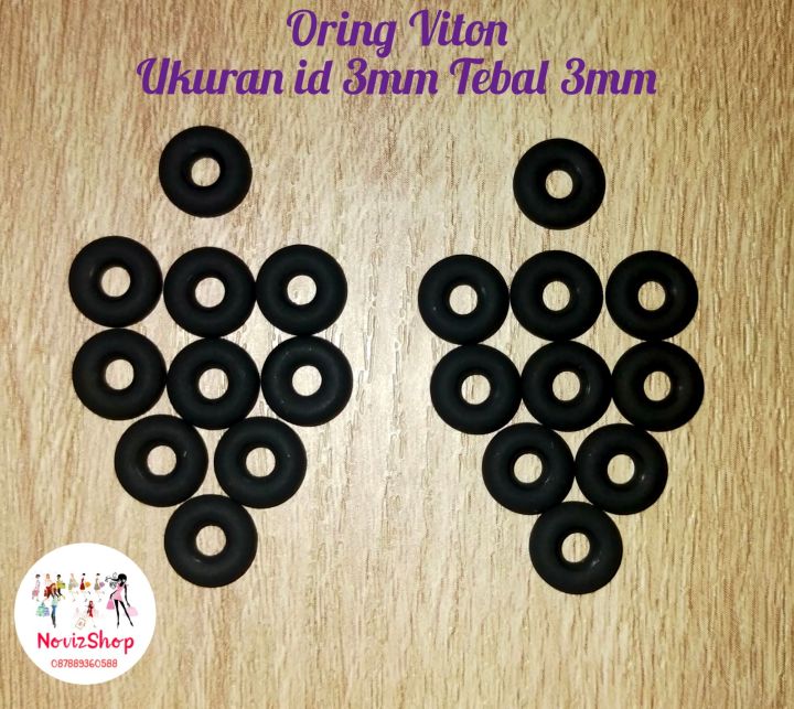 Sil Oring ukuran id 3mm Tebal 3mm | Lazada Indonesia