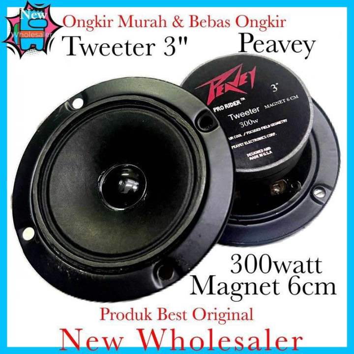 Speaker tweeter 3 inch Peavey Pro rider 300watt Super High Original ...