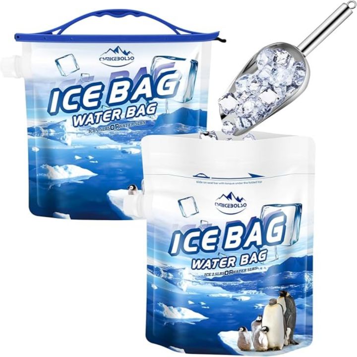 2pcs Portable Self-Supporting Ice Pack, Suitable For Outdoor Camping ...