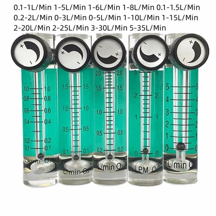 Air Oxygen Gas Flow Meter Flowmeter Caudalimetro Counter Flow Indicator ...