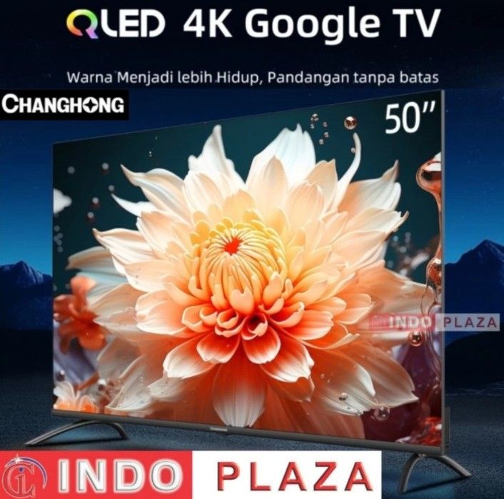 TV CHANGHONG 50 QLED 4K DIGITAL GOOGLE TV U50QCN1 | Lazada Indonesia