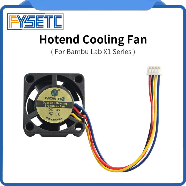 For Bambu Lab X1 Series Hotend Cooling Fan 2510 Dual Ball Bearing ...