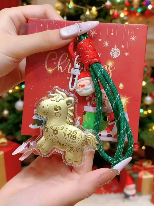 Dây Đeo Điện Thoại Hình Ngựa Vàng Dây Đeo Túi Dây Đeo Chìa Khóa Trang ...