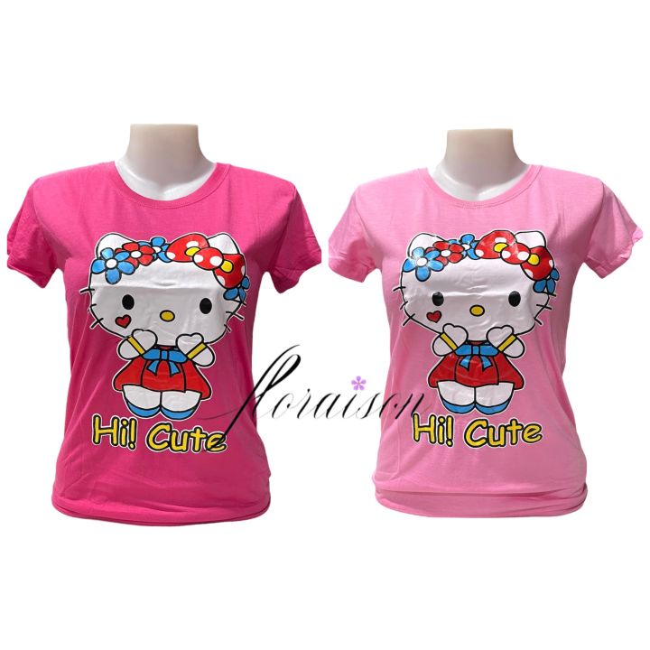 Ladies Small Fit Kitty Cartoon Character Blouse | Lazada PH