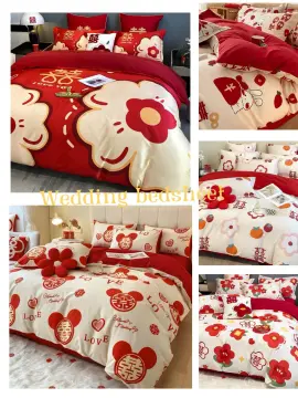 Wedding bedding set malaysia store