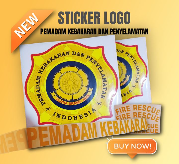 Sticker Logo Pemadam Kebakaran Dan Penyelamatan | Lazada Indonesia