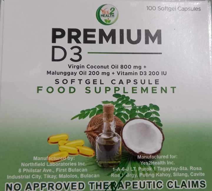 Premium D3 soft Gel Capsule 100 softgel capsule | Lazada PH