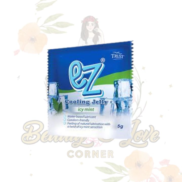 Trust Ez Lubricating Jelly Cooling " Icy Mint 5g" | Lazada PH